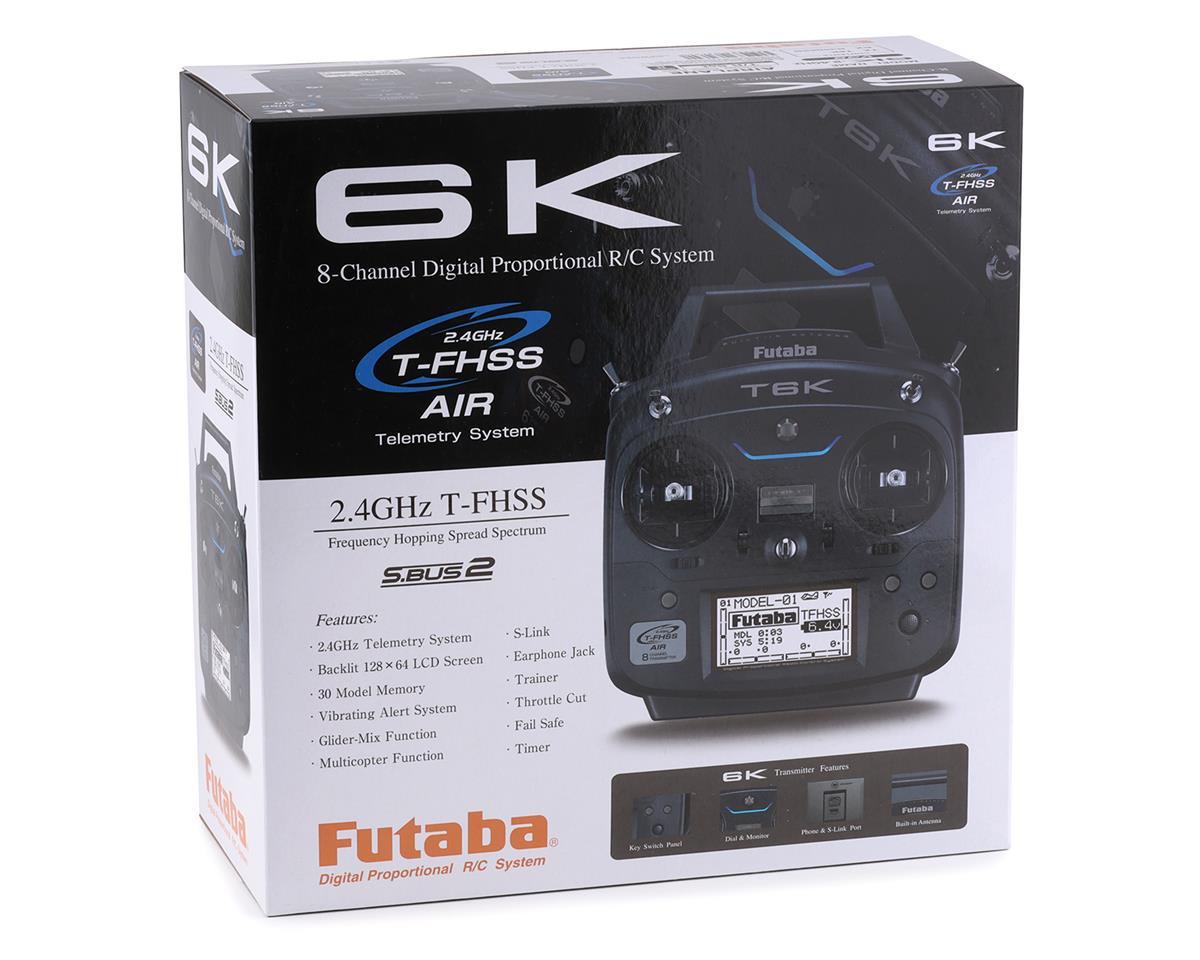 Futaba T6K V3S Transmitter - 8 Channel 2.4GHz S-FHSS/T-FHSS Radio Syst ...