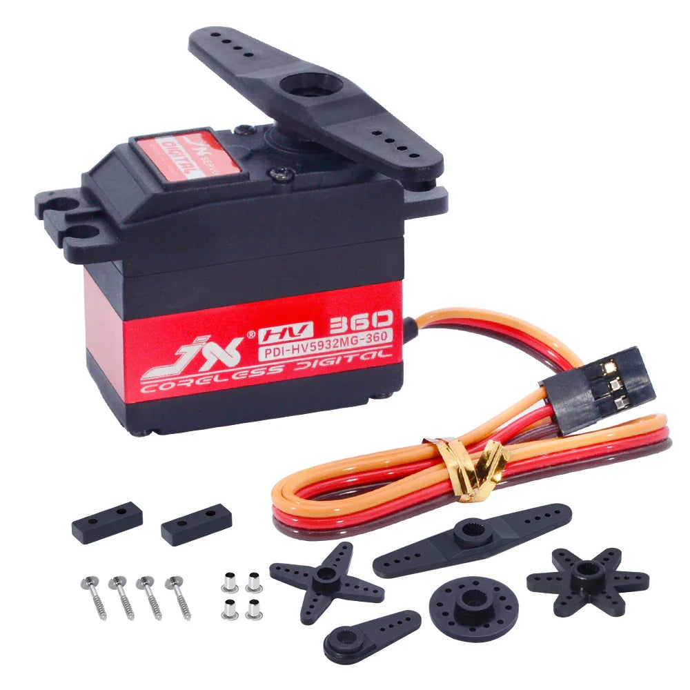 JX Servo PDI-HV5932MG - 8.4V 32KG Large Torque 120 180 360 degree High ...
