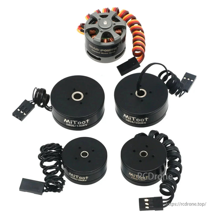 Mitoot Gimbal Brushless Motor 2204 260KV / 2804 100KV / 2805 140KV for ...